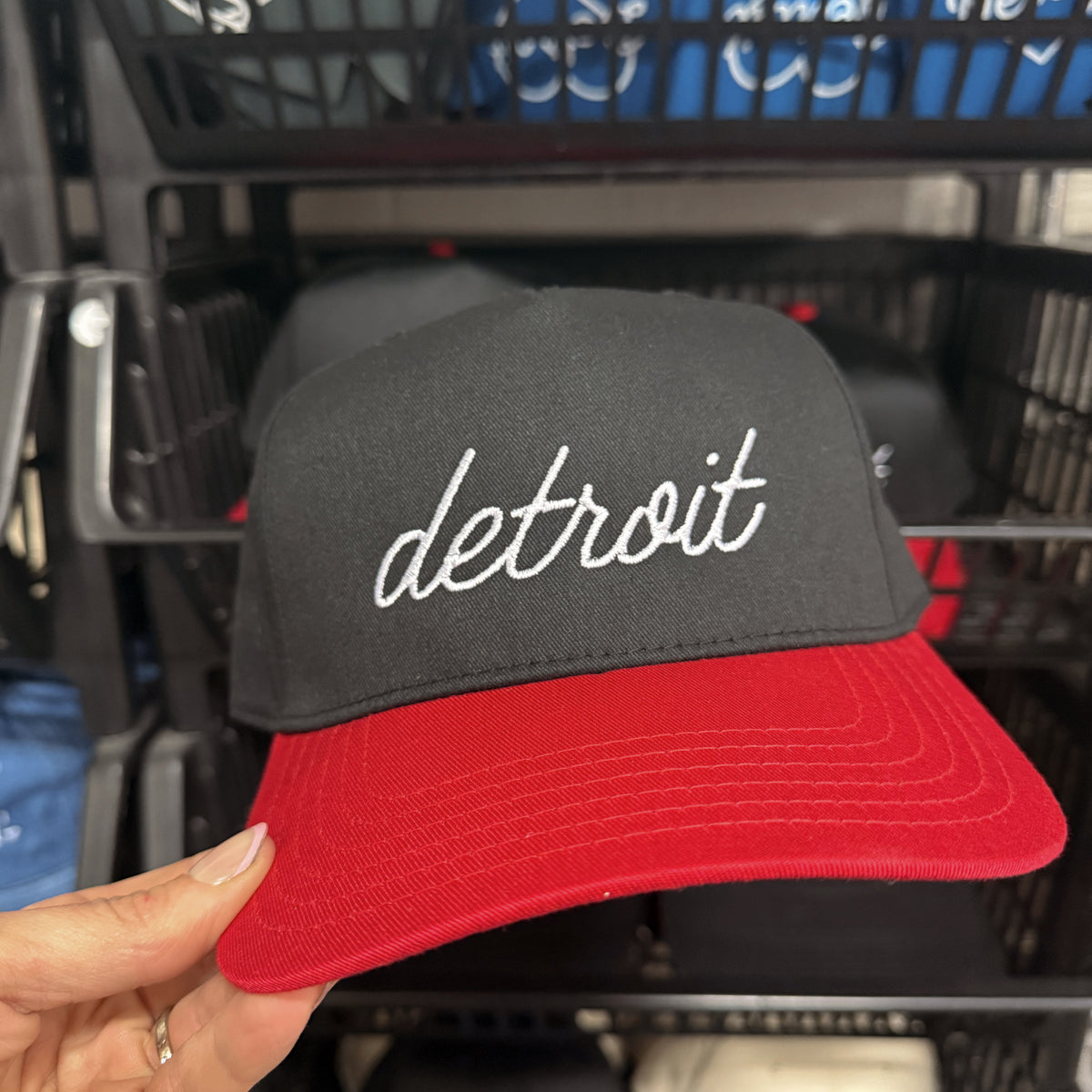 Black and Red Script Hat – Kiloh + Co.